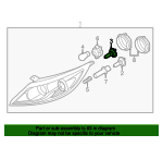 18649-55009H - Low Beam Bulb 2000-2020 Kia | Kia.Parts Store