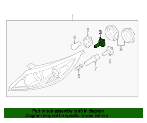 2000-2020 Kia OEM NEW Left/Right Low Beam Halogen Headlight Bulb 2000 ...