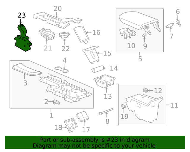 2020-2024 Cadillac Control 85131858 GM | GMPartsDirect.com