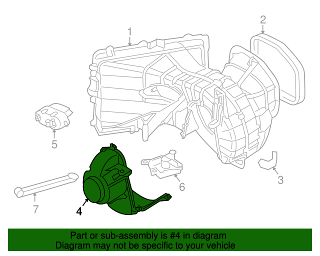 2007-2015 Audi Q7 Blower Motor 4L1-820-021-B | Genuine Audi Parts