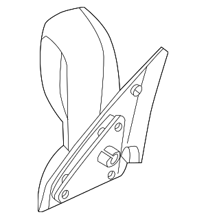 2002-2010 Dodge Mirror Kit - Mirror, Outside Rear-View 55077444AO ...