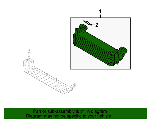 17517805150 - 2009-2013 BMW X5 Inter-Cooler (17-51-7-805-150) | BMW of ...