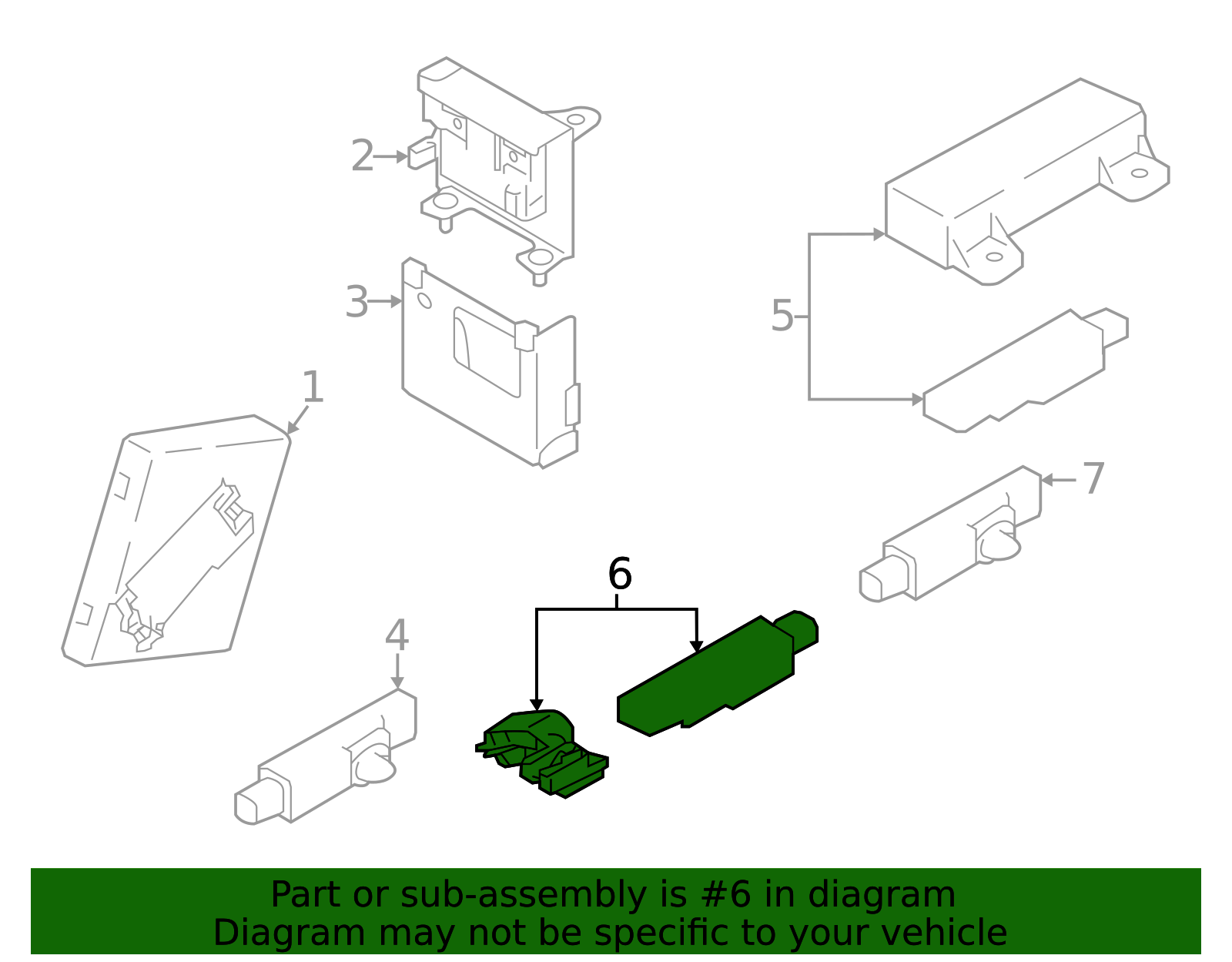 88851FL011 - Keyless Entry Antenna 2022-2024 Subaru | AutoNation Parts
