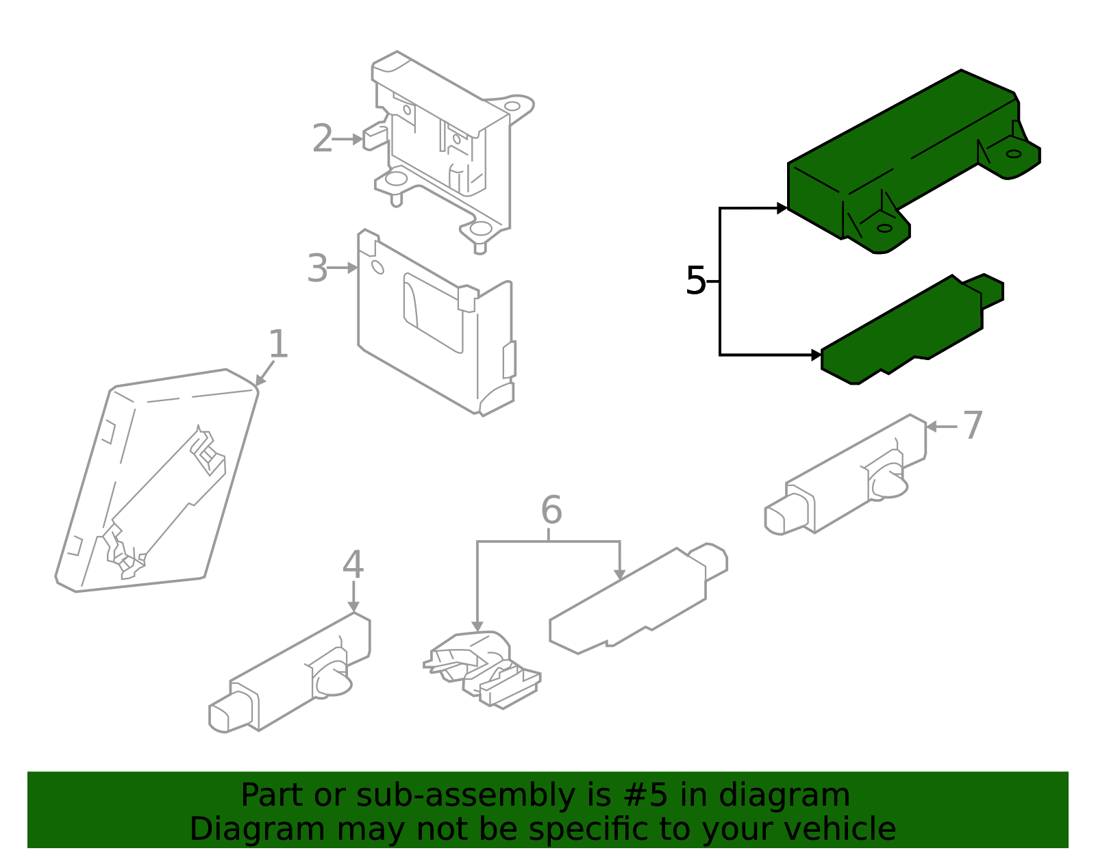 88851FL030 - Antenna 2019-2021 Subaru Crosstrek | AutoNation Parts