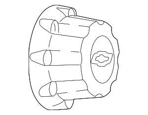 1999-2024 Chevrolet Hub Cap with Bowtie Logo 09597163 | CULTRAG Performance