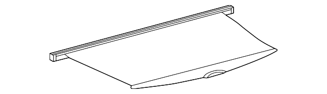 OEM 2020-2024 Toyota Highlander Tonneau Cover Part # 64910-0E090-C0 ...