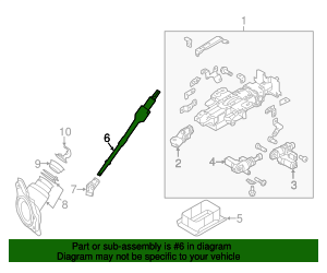 2011-2019 Infiniti Steering Shaft 48822-1MA0A | Faulkner Infiniti of ...