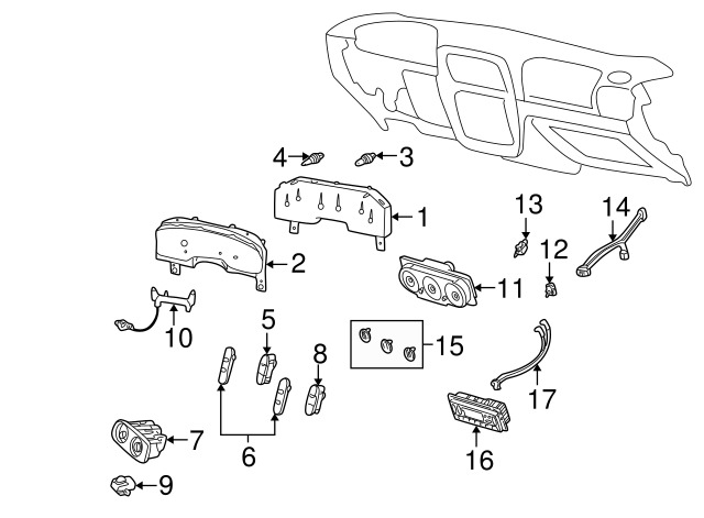 1997-2011 Ford Blower Motor Switch 1L2Z-19986-AA | Blue Springs Ford Parts