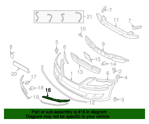 Genuine Molding for 2009-2011 Hyundai Genesis | Part# 86573-3M000 ...