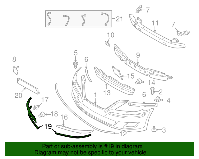 2009-2011 Hyundai Genesis Chrome Strip 86576-3M000 | OEM Parts Online