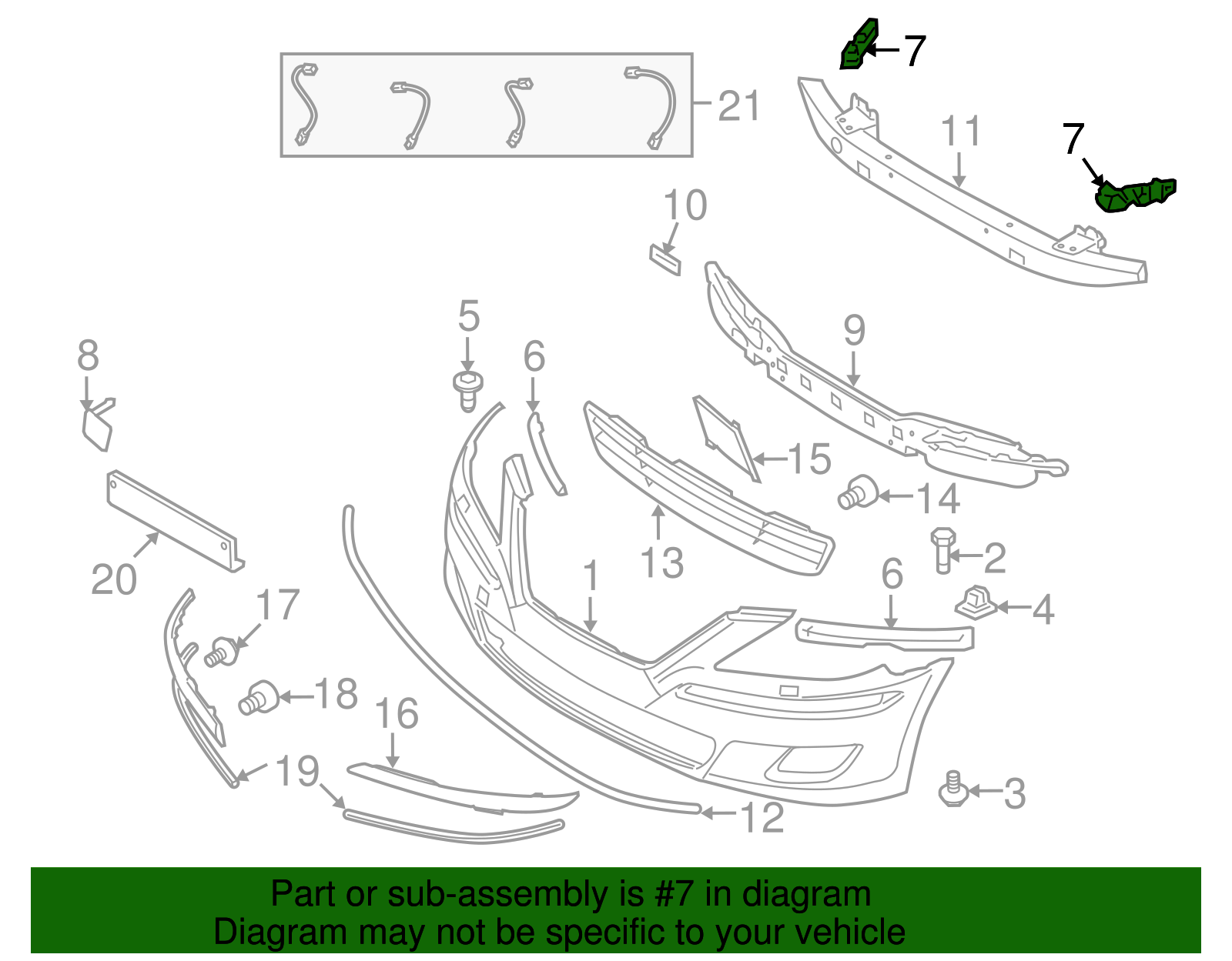 2009-2011 Hyundai Genesis Side Bracket 86514-3M000 | QuirkParts