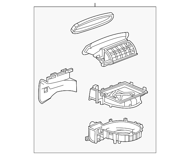 2020-2023 GM Air Conditioning Evaporator and Blower Case 42748446 ...
