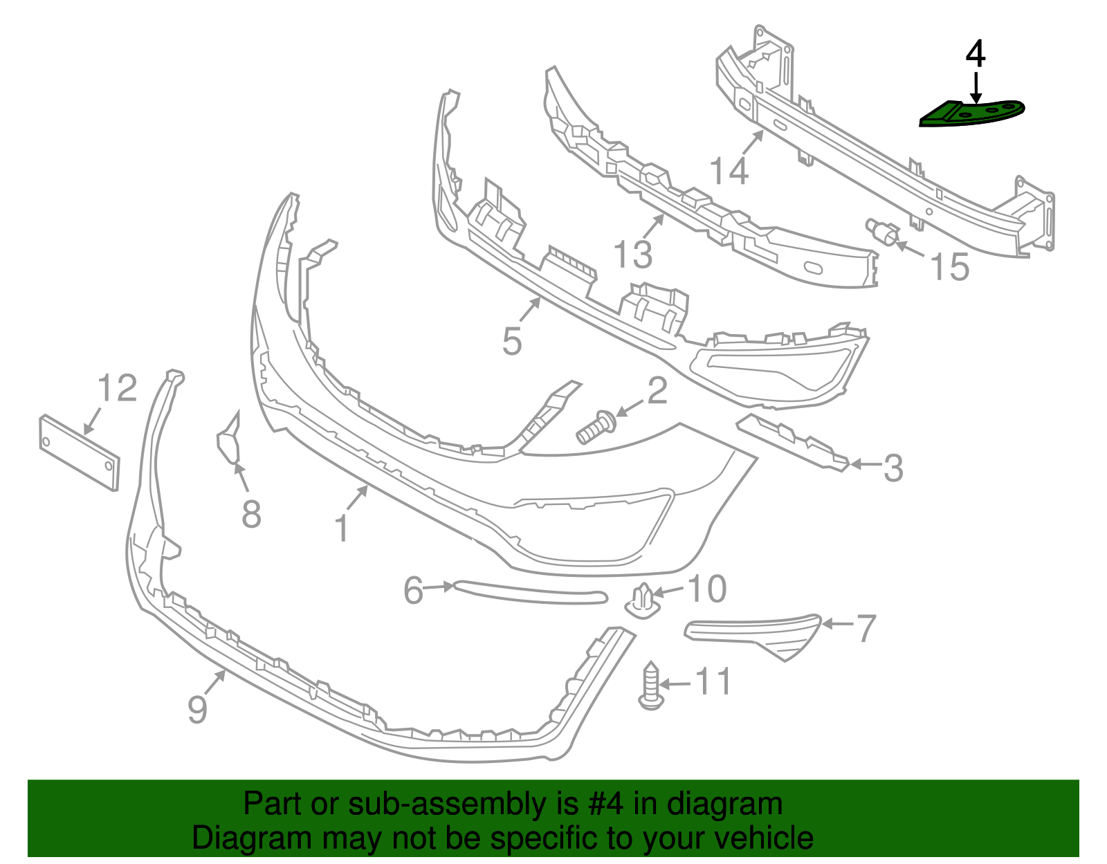 2011-2016 Kia Sportage Upper Bracket 86552-3W000 | Kia Parts Online