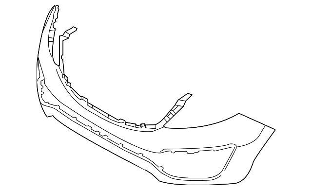 2011-2016 Kia Sportage Bumper Cover 86511-3W000 | QuirkParts