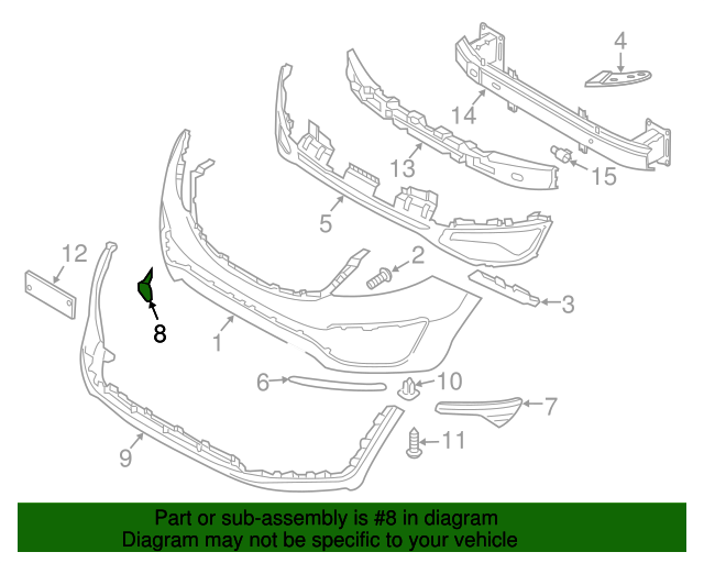 86517-3W000 - Tow Eye Cap 2011-2016 Kia Sportage | Kia.Parts Store