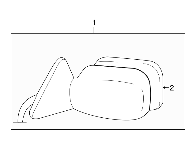Lexus OEM Mirror Assembly Part# 87910-3A160-J0 | OEM Vehicle Parts