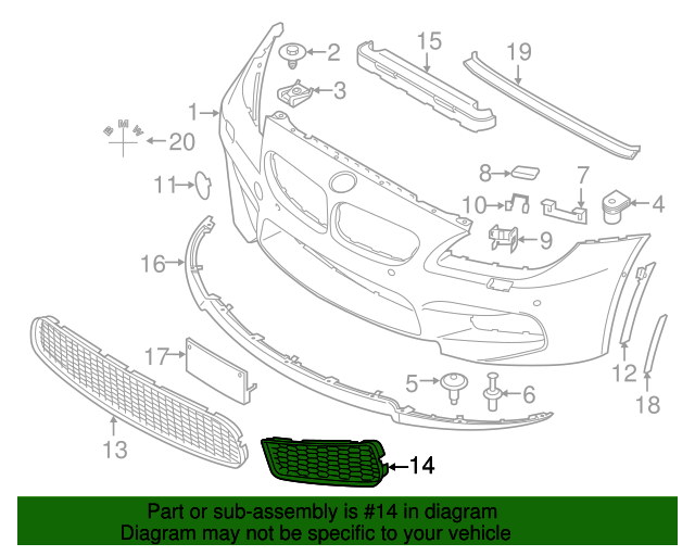 Genuine Air Duct for 2012-2019 BMW | OEM Part# 51-11-8-050-505 | BMW ...