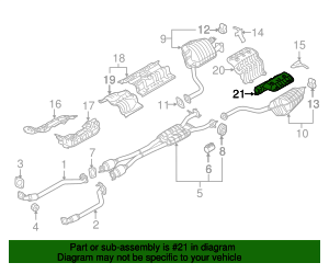 28795-3M000 - Heat Shield - 2015-2020 Kia K900 | Kia Auto Parts