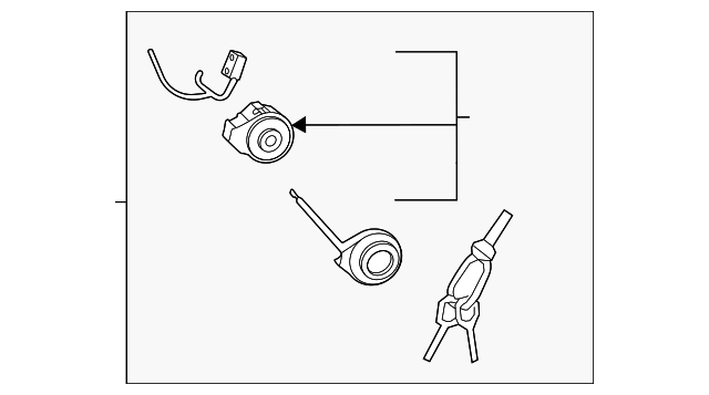 2021-2023 Kia Seltos Ignition Lock Cylinder 81900-Q5D00 | TascaParts.com