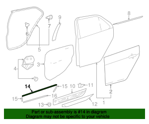 Toyota Molding Strip Tape Part# 758990d010 | Toyota Of Colorado Springs ...