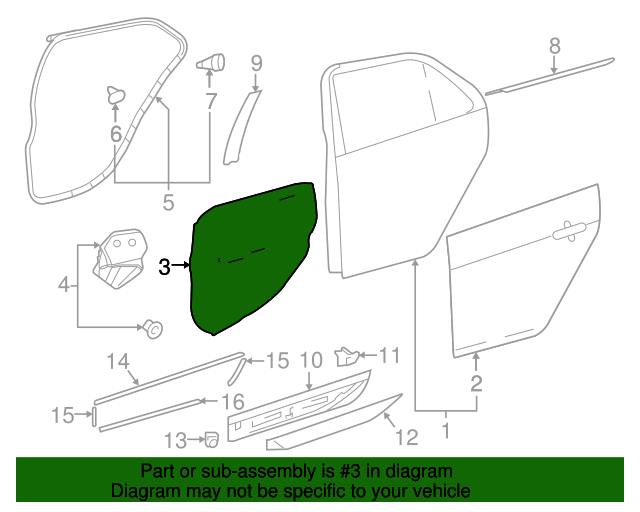 67841-0D340 - Water Shield - 2015-2018 Toyota Yaris | OEM Genuine ...