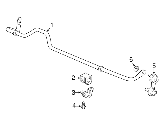 52308-THR-A00 - Stabilizer Bar Bracket 2018-2024 Honda Odyssey | Honda ...