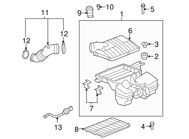 2007-2009 Pontiac Solstice Positive Crankcase Ventilation (PCV) Hose ...