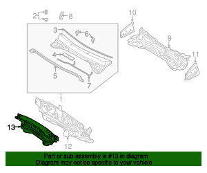 84124-C6000 - Insulator 2016-2018 Kia Sorento | Kia.Parts Store