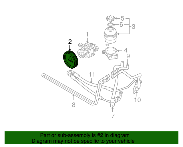 Genuine BMW 32-42-1-437-990 | Pulley | FREE Shipping on Most Orders ...