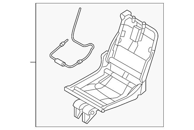 2019-2020 Nissan Armada Seat Frame 88010-6JD0A | Temecula Nissan Parts
