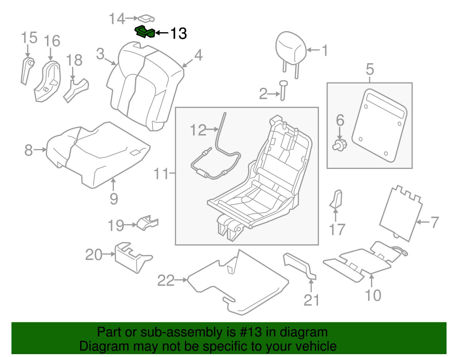 2017-2024 Nissan Armada Release Handle 88419-5ZW0A | Bill Kay Nissan Parts