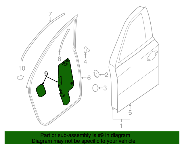 2013-2019 Nissan Pathfinder Water Shield - Passenger Side (RH) 80860 ...