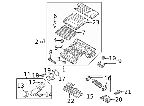 Air Intake for 2020 Kia Niro | OEM Parts Online