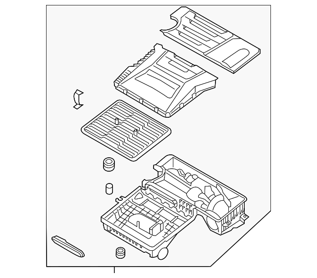 28110-G2200 - Air Cleaner Assembly 2017-2022 Kia Niro | Kia.Parts Store