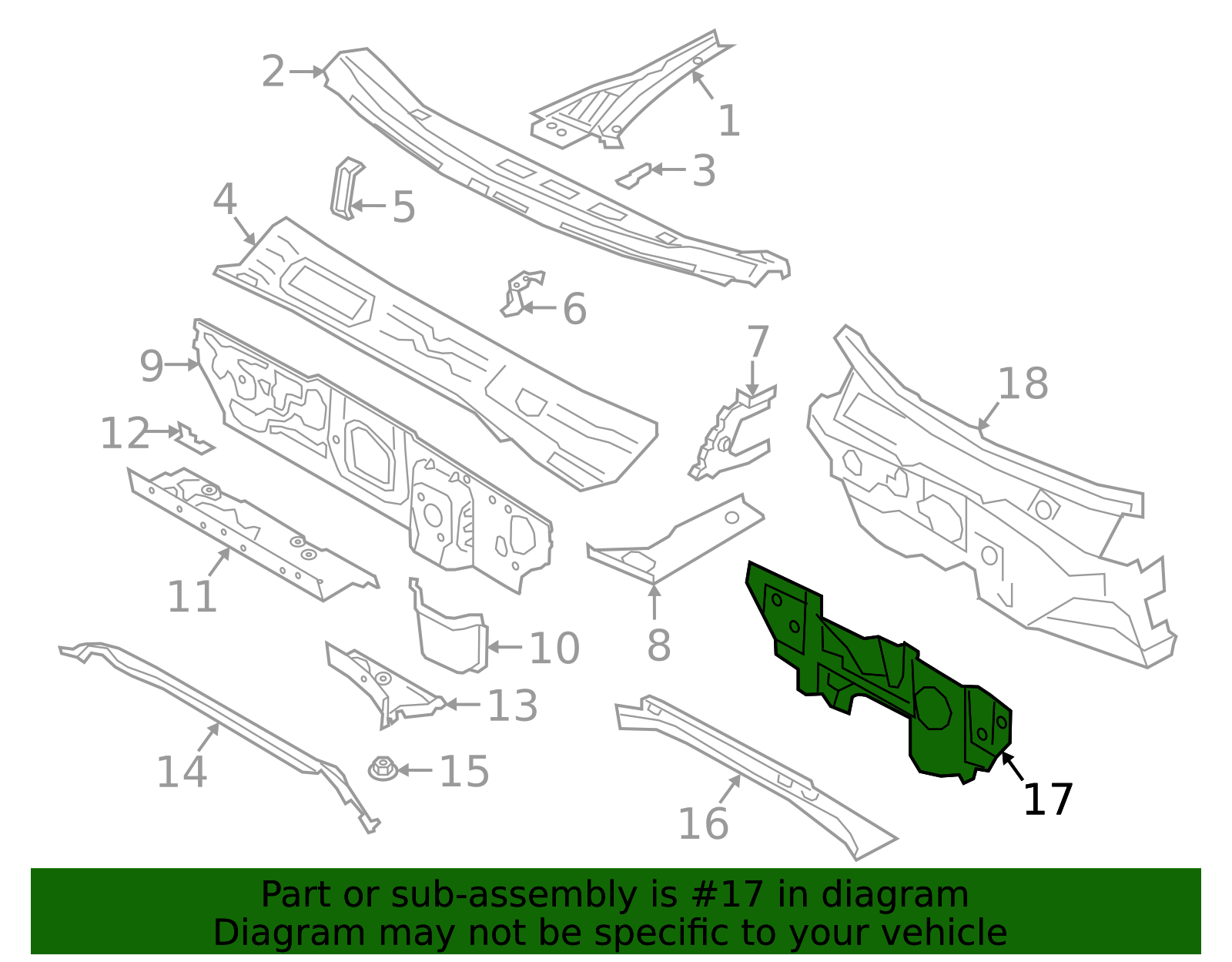 5QM-863-353-B - Sound Absorber 2018-2025 Volkswagen | AutoNation Parts