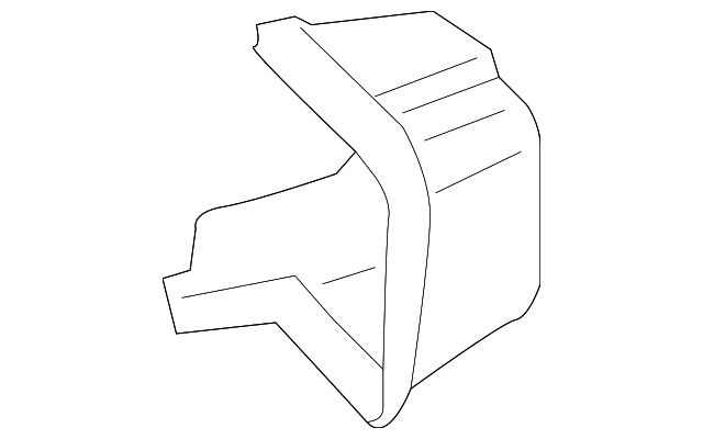 222-885-03-23 - Air Duct Cover 2014-2017 Mercedes-Benz | Mercedes-Benz ...