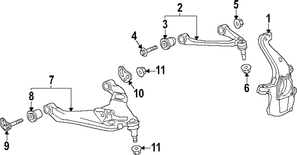 2023-2025 GM Lower Control Arm 84837397 | Chevy OEM Parts