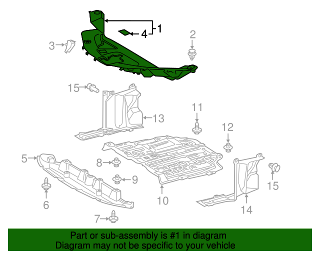 2018-2022 Toyota C-HR Sight Shield 53141-10030 | Toyota Parts Center