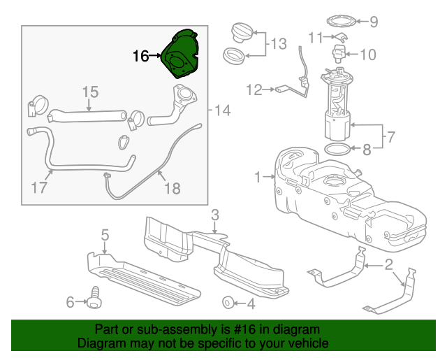 2014-2019 GM Housing Replaced by Part Number 23395441 23395441 GM ...