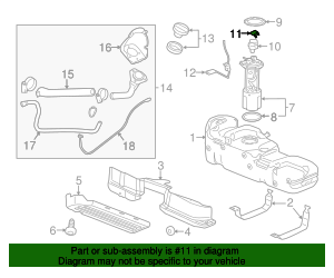 2013-2021 GM Fuel Pressure Sensor 13516496 | GMPartsNow