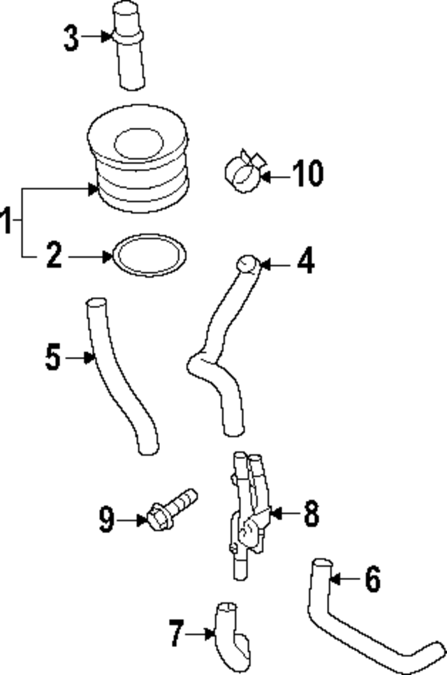 2022 Subaru BRZ Coolant Hose 99083AA880 | Subaru Parts Store
