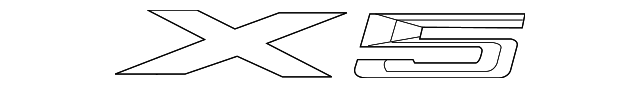 51-14-7-294-466 - Nameplate - 2014-2018 BMW X5 | Buy BMW Parts Now