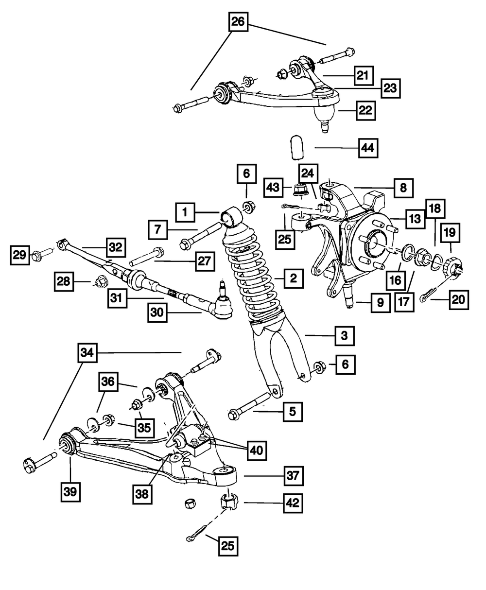 Trailing Rear Suspension Link for 2001-2010 Dodge Viper | OEM Mopar ...