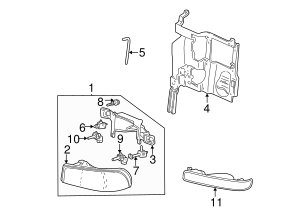 15798924 - Support 2003-2007 GMC | Londoff Discount Parts