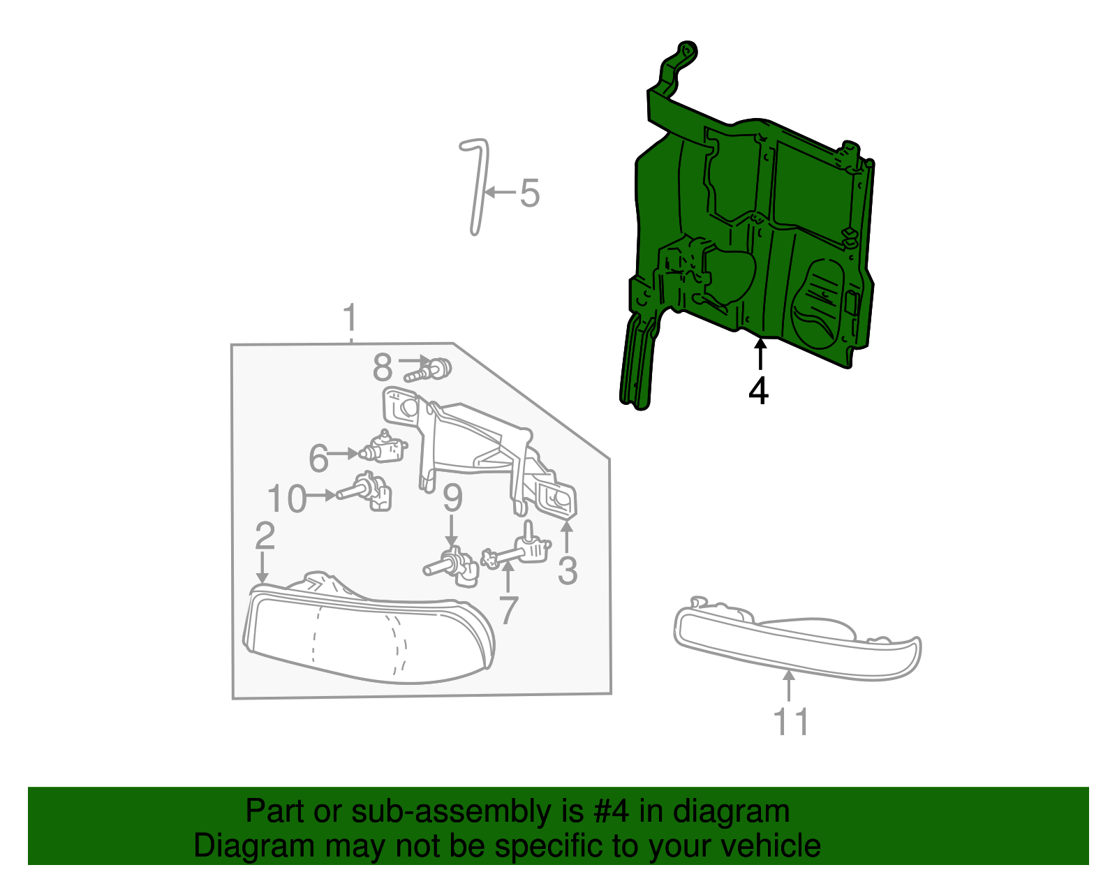 15798924 - Support 2003-2007 GMC | Londoff Discount Parts