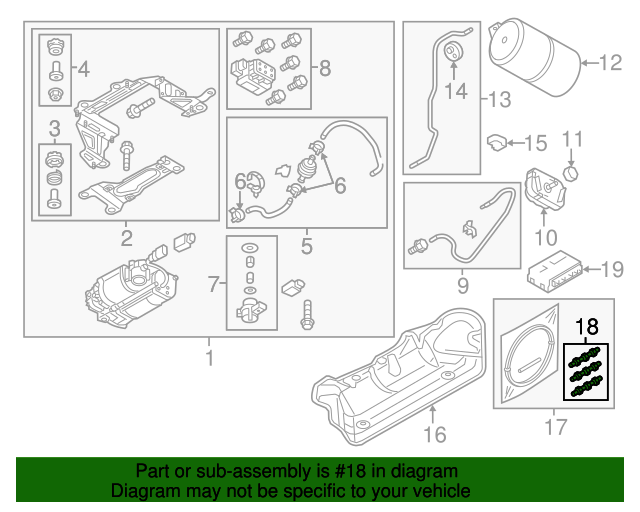 2011-2018 Audi Air Hose Connector 4F0-616-241 | Audi USA Parts