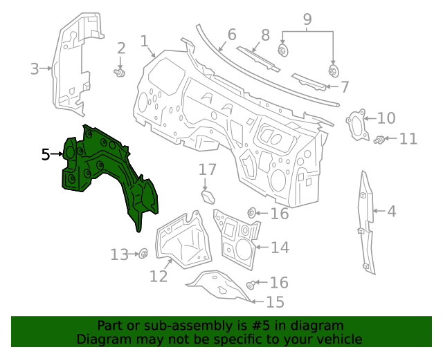 51487456397 - 2019-2021 BMW Z4 Lower Insulator (51-48-7-456-397) | BMW ...