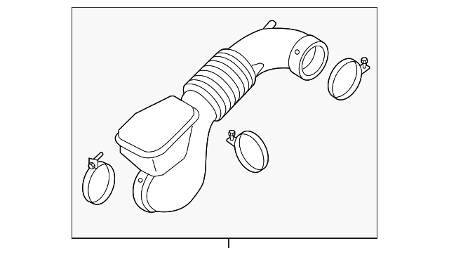 2011-2015 Hyundai Sonata Engine Air Intake Hose 28210-4R100 | OEM Parts ...