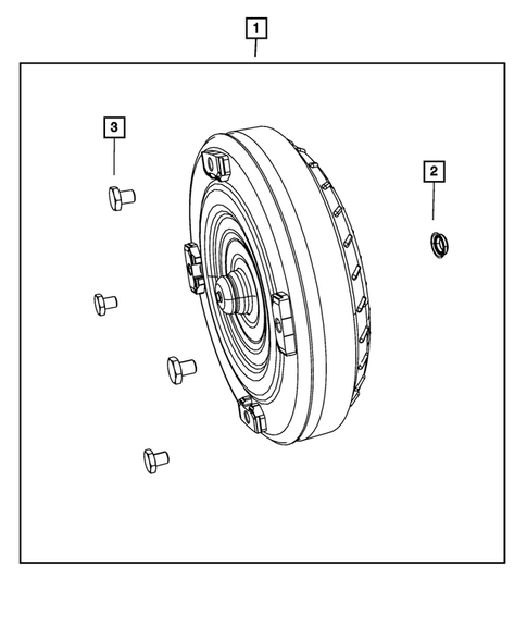 Automatic Transmission / Transaxle and Torque Converter for 2017 Dodge ...