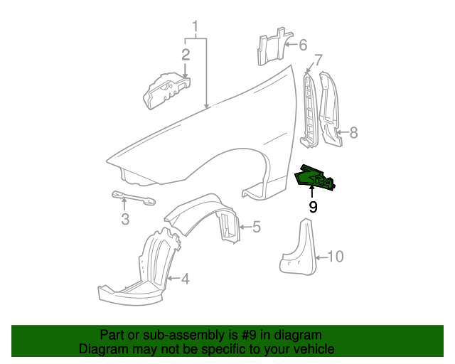2000-2002 Chevrolet Cavalier Front Fender Z24 Emblem 22623646 ...
